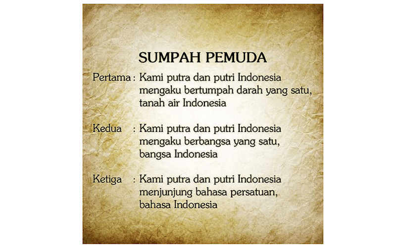 Mengenal Sejarah Sumpah Pemuda dan Tokoh-To - embaran.co
